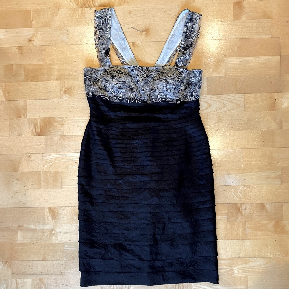 Js Collection. Form Fitting Formal Dress. - Gem